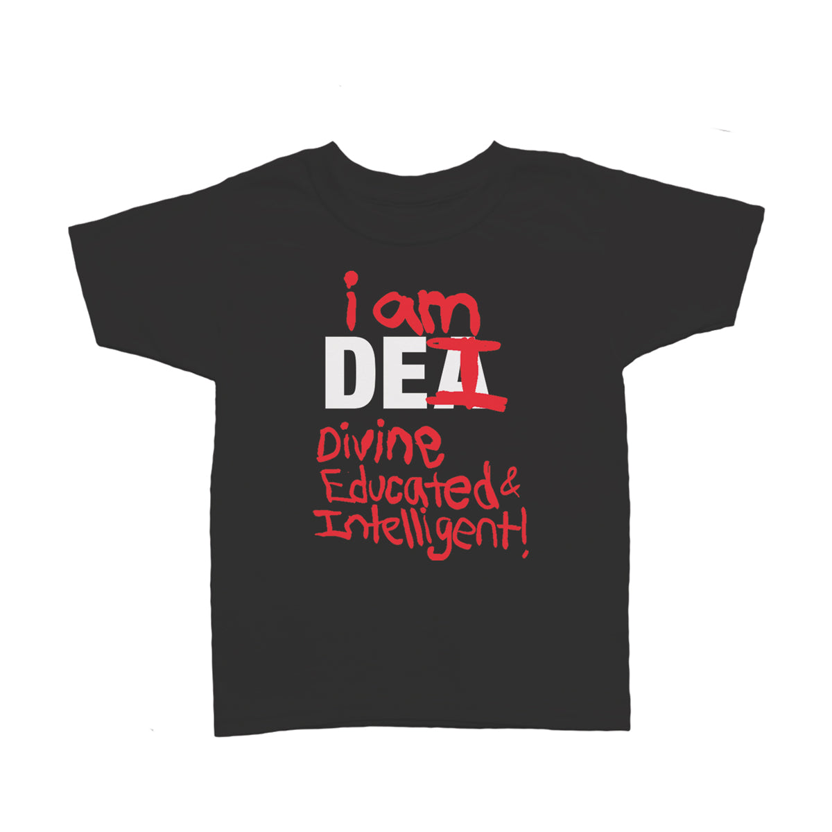 I AM DEI T-shirt (Black) – Little Giants