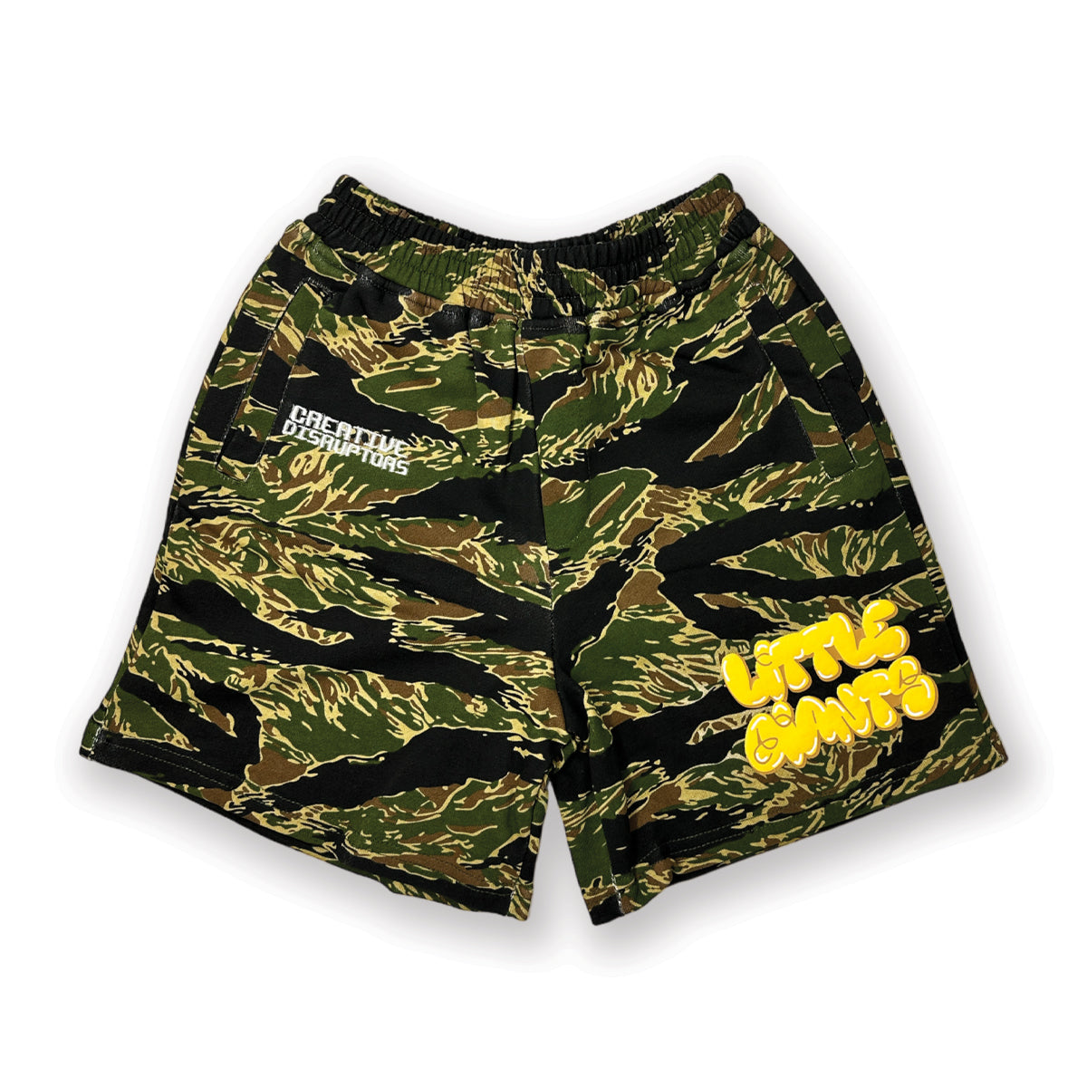 Creative Disruptors Kids Shorts (Tiger Camo) – Little Giants