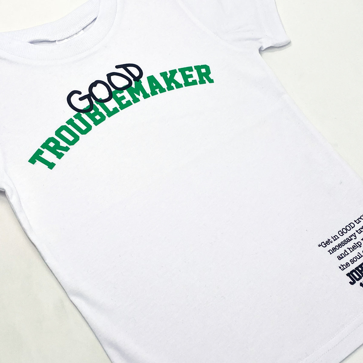 GOOD Troublemaker T-shirt (White) – Little Giants