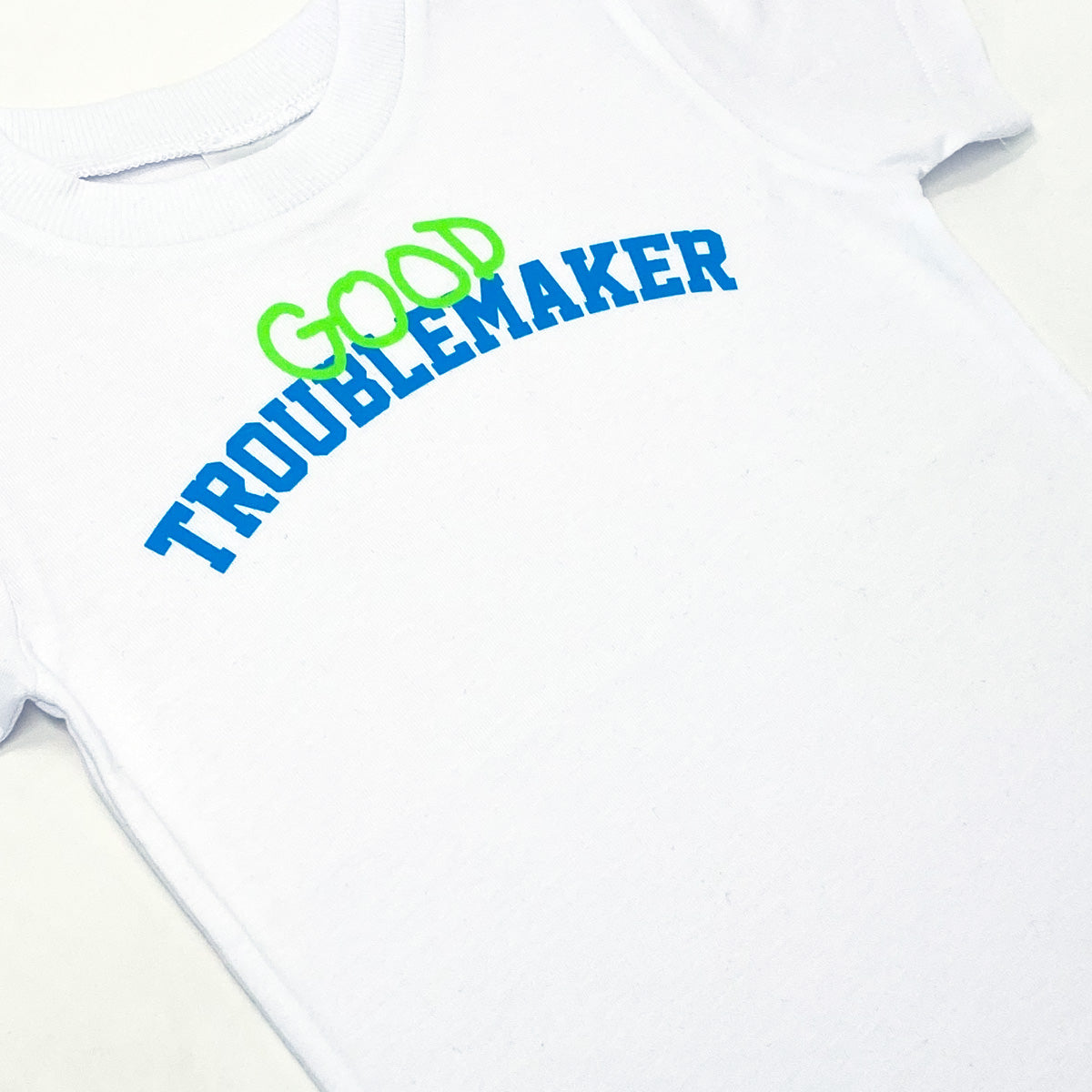Troublemaker T-shirt (White) – Little Giants