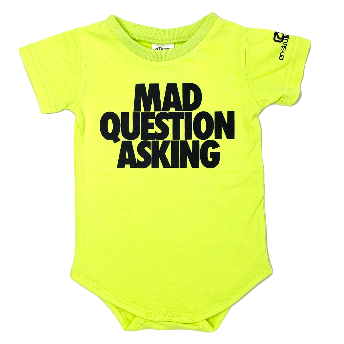 Mad Question Asking Onesie (Volt) – Little Giants