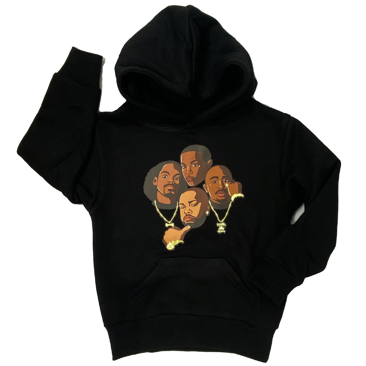 The ROW Hoodie (Black) – Little Giants