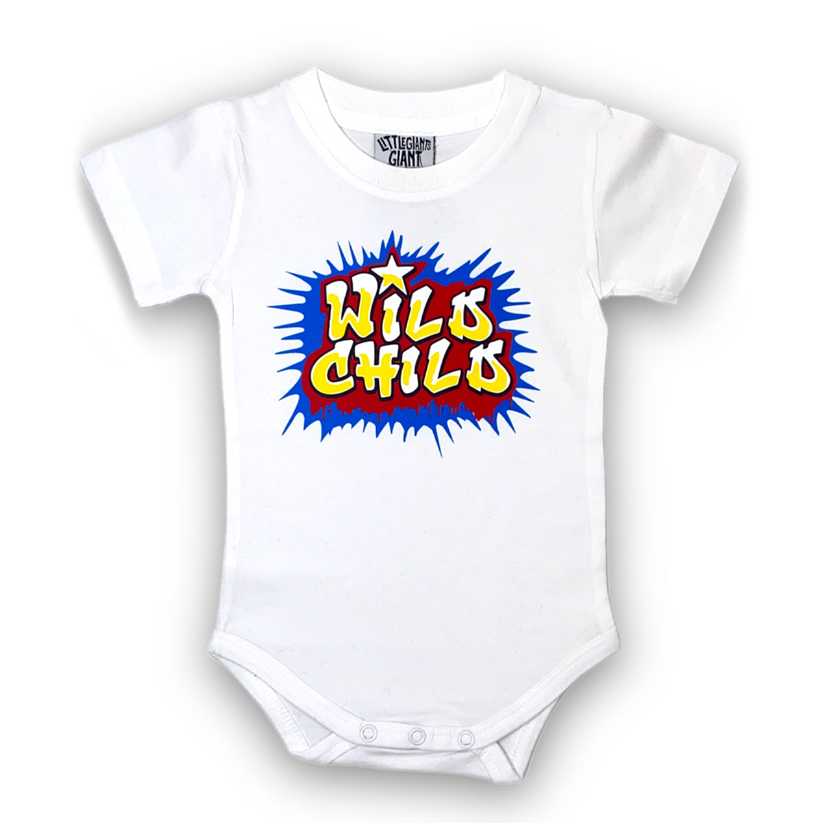 Wild Child Onesie (White) – Little Giants